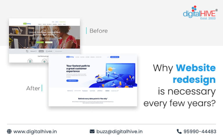 Why Website redesign is necessary every few years